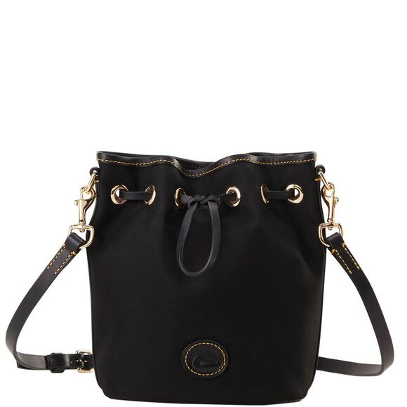 Dooney & Bourke | Bags | Dooney Bourke Nylon Small Drawstring Shoulder ...